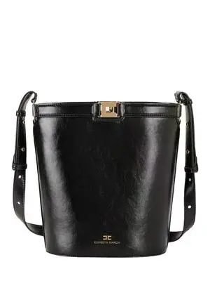 Elisabetta Franchi Bucket Bag - Black