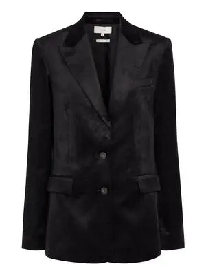 Vince Velvet Corduroy Blazer - Black