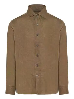 Corneliani Buttoned Shirt Brown