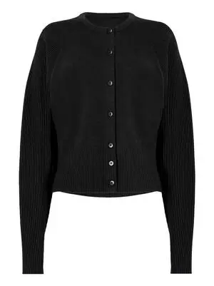 Wolford Ribbed Knit Cardigan - Black