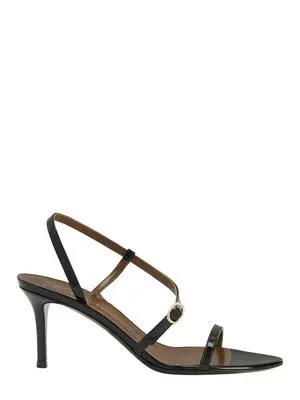GIUSEPPE ZANOTTI Audrinette 70 Patent Leather Sandals - Black