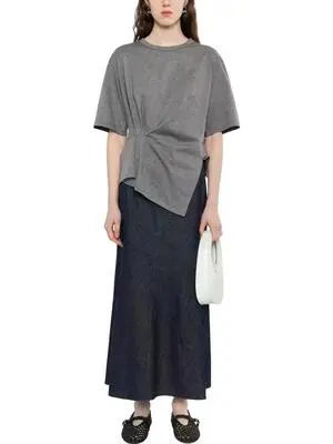 LESS Crinkled T-shirt - Grey