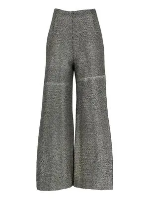 GIANFRANCO FERRE Gianfranco Ferré Flared Trousers With Silver-Tone Zigzag Pattern