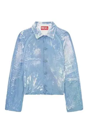 DIESEL® J-orion Polo-collar Bomber Jacket - Blue