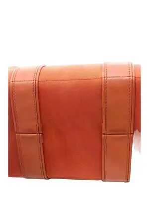 Hermès Toile And Chevron Acapulco Pm Tote Bag - Brown