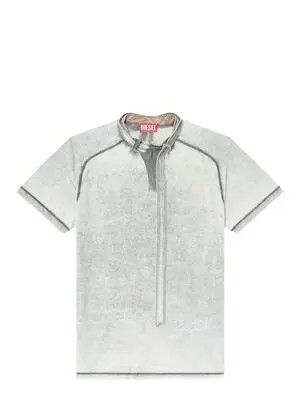 DIESEL® T-gary Tie-neck T-shirt - Grey