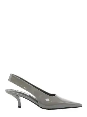 TOTEME TOTEME Pointed-Toe Slingback Pumps Grey