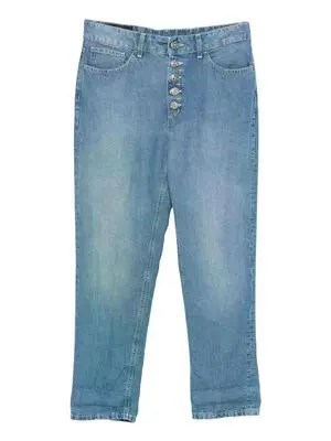 DONDUP Belt-loop Buttoned Jeans - Blue