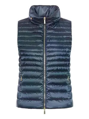 MOORER Moorer Quilted Design Gilet Blue