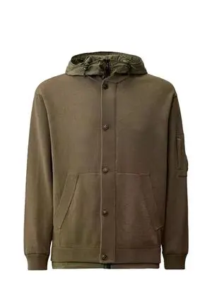 C.P. COMPANY Zip-up Hooded Jacket - Green