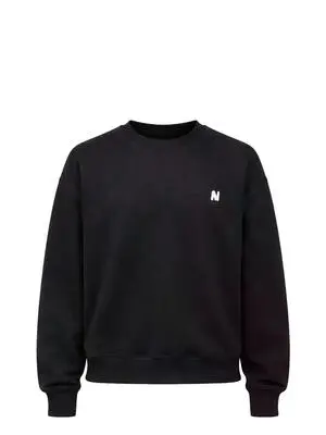 MSGM Logo Crew Neck Sweater - Black