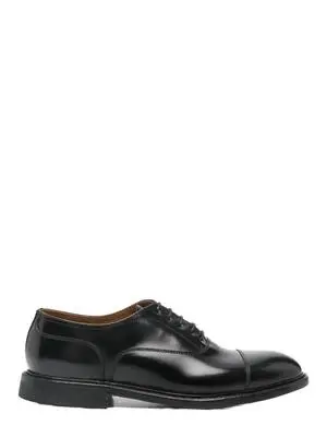 CENERE GB Cenere GB Black Lace-Up Flat Shoes