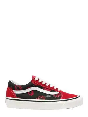 VANS Vans Old Skool Tape Lace-Up Sneakers Red