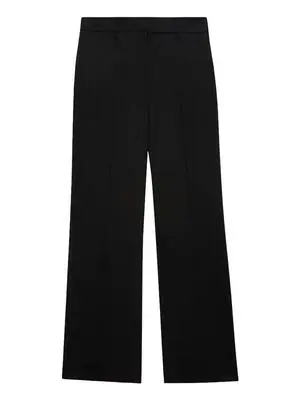 MSGM Belt Loops Straight Leg Trousers - Black