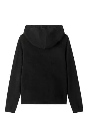 Shanghai Tang Cashmere Cardigan With Toggle Fastening - Black