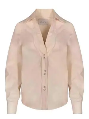 Johanna Ortiz Johanna Ortiz Hacia Puerto V-Neck Shirt Neutrals