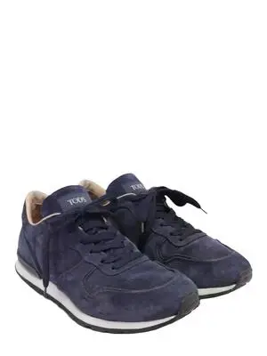 TOD'S Suede Lace-up Sneakers - Blue