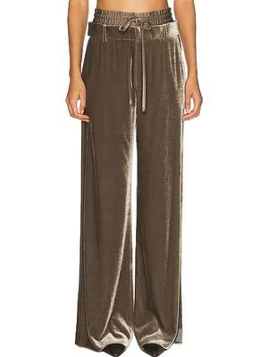 Monse Combo Double Waistband Trouser - Teak