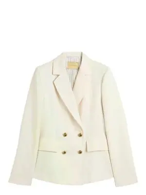 Momoni Sierra Double-breasted Jacket - Neutrals
