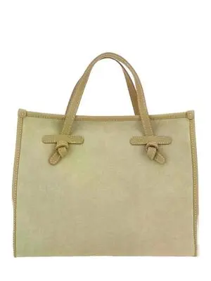GIANNI CHIARINI Miss Marcella Tote Bag With Logo Patch Green