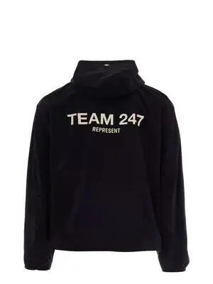 REPRESENT 247 Hooded Jacket - Black