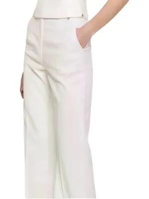 NISSA NISSA Flared Trousers With Floral Detail