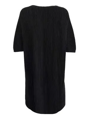 JIL SANDER Short-sleeve Cardigen-coat - Black