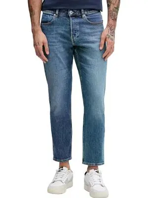 Karl Lagerfeld Buttoned Denim - Blue