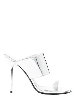 Paris Texas Lidia Thong Sandals - Silver