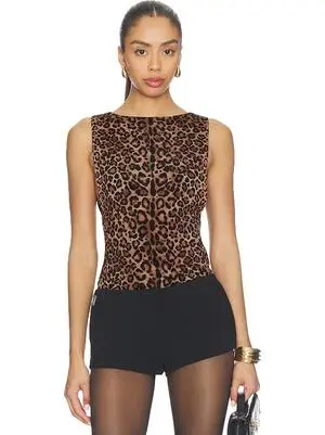 CAMILA COELHO Evita Bodysuit In . Also - Multi