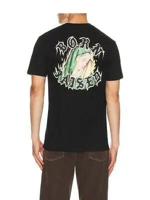 BORN X RAISED Guadalupe Tee In . Also - Black