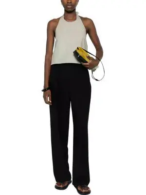 Wardrobe.NYC WARDROBE.NYC Paneled Backless Cropped Top Neutrals