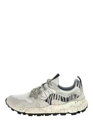 FLOWER MOUNTAIN Yamano 3 Uni Zebra-print Sneakers - Neutrals