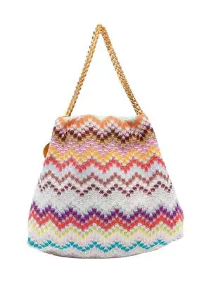 Missoni Raschel Lurex Tote Bag - Neutrals