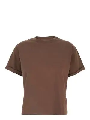 Ba&sh Short-Sleeve T-Shirt Brown