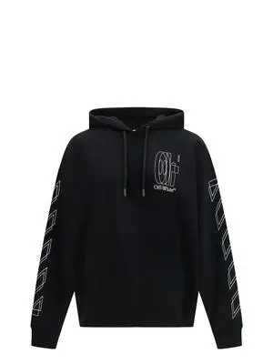 Off-White Double Arrow Graphic Hoodie - Black
