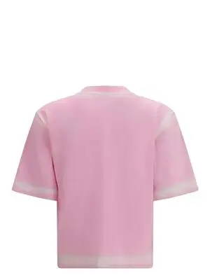 Off-White Off-White Spray Off Stamp Boxy T-Shirt Pink