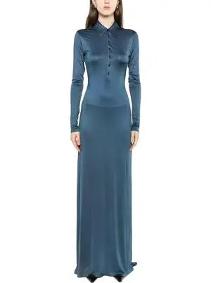 Kiki De Montparnasse Button-down Shirtdress - Blue