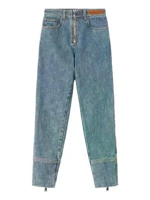 LANVIN Five-pocket Zip Jeans - Blue