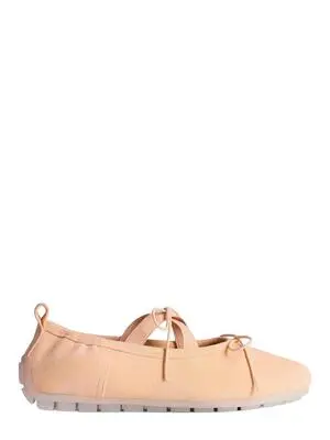 Simone Rocha Ballet Flats With Elasticated Straps - Neutrals