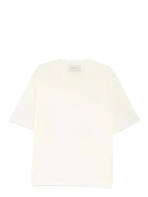 AMI Paris De Coeur' Cotton T-shirt - Neutrals