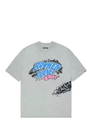 BROKEN PLANET Graphic-print T-shirt - Grey