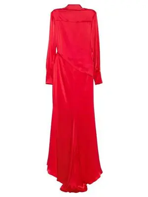 ISABEL SANCHIS Isabel Sanchis Maxi Dress Red