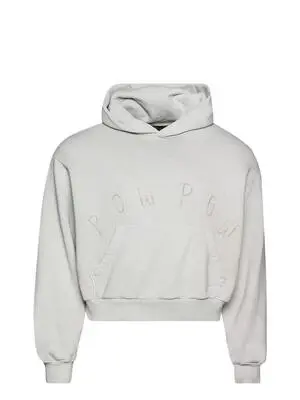 EARTHLING VIP Text Hooded Sweatshirt - Grey
