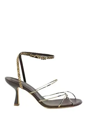 Christopher Esber Christopher Esber Serpent Heel Sandals Brown