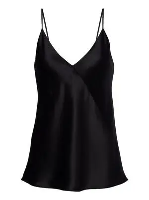 Max Mara Bacco Silk Camisole - Black