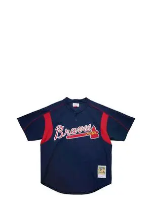 Mitchell & Ness 2003 Atlanta Braves Polo Shirt - Blue