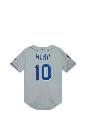 Mitchell & Ness Hideo Nomo Los Angeles Dodgers 2002 Jersey - Grey