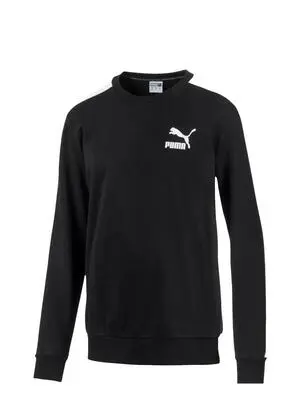 PUMA Iconic T7 Crew-neck Sweatshirt - Black