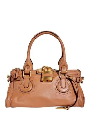 Chloé Chloé Paddington Leather Shoulder Bag Brown